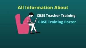 CBSE Training Portal | Online Teacher Training by CBSE